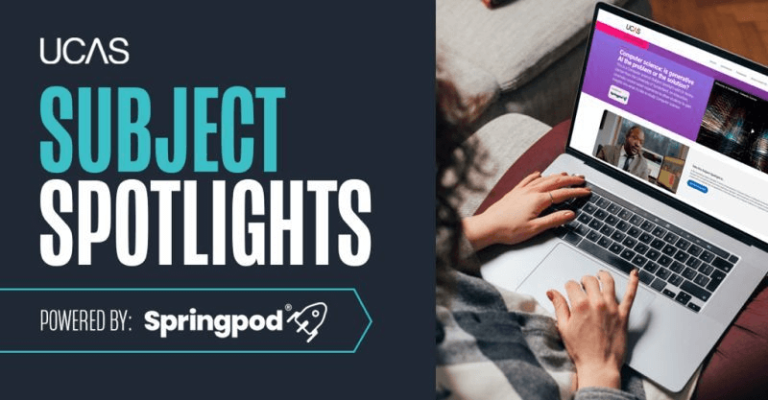 Springpod Are Live On The UCAS Hub - EDGE