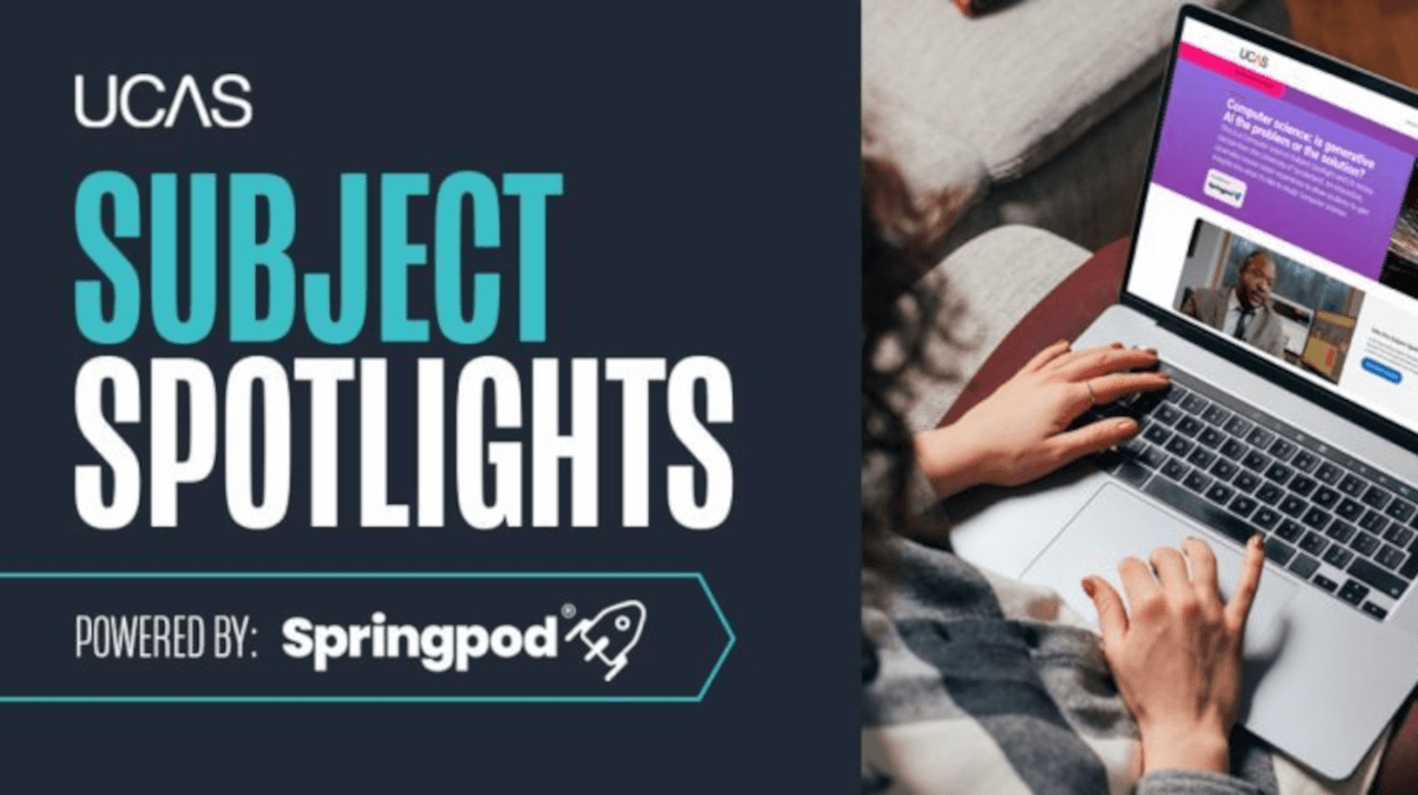 Springpod Are Live On The UCAS Hub - EDGE